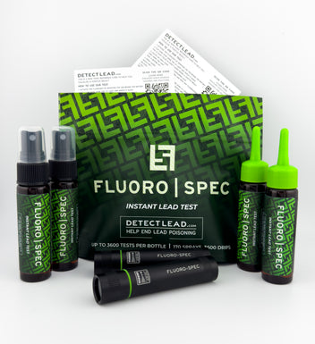 FluoroSpec · At-Home Lead Test Kit · 30 Seconds · $99 – Detect Lead